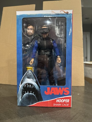 NECA Jaws Matt Hooper Shark Cage 8-Inch Action Figure | eBay