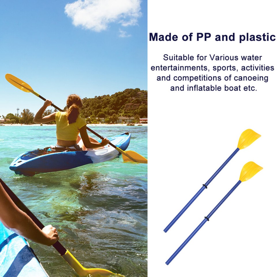 Plastic Paddle Inflatable Rubber Boat Oars Child Paddles Kayak ...