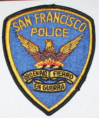 Old SFPD SAN FRANCISCO POLICE DEPT California SF CA PD Old Used Worn ...