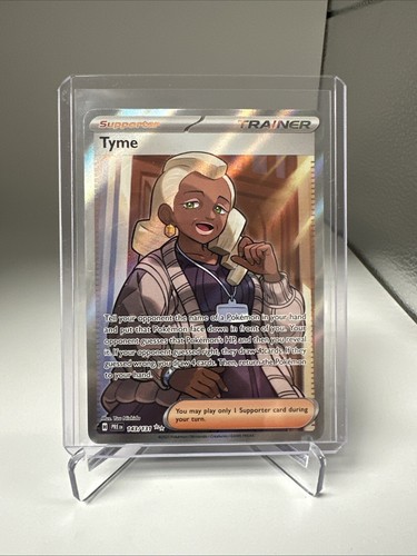 Tyme 143/131 | Pokémon TCG | Prismatic Evolutions | Full Art | Trainer ...