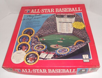Vintage The Original All-Star Baseball Board Game By Cadaco 1989 ...