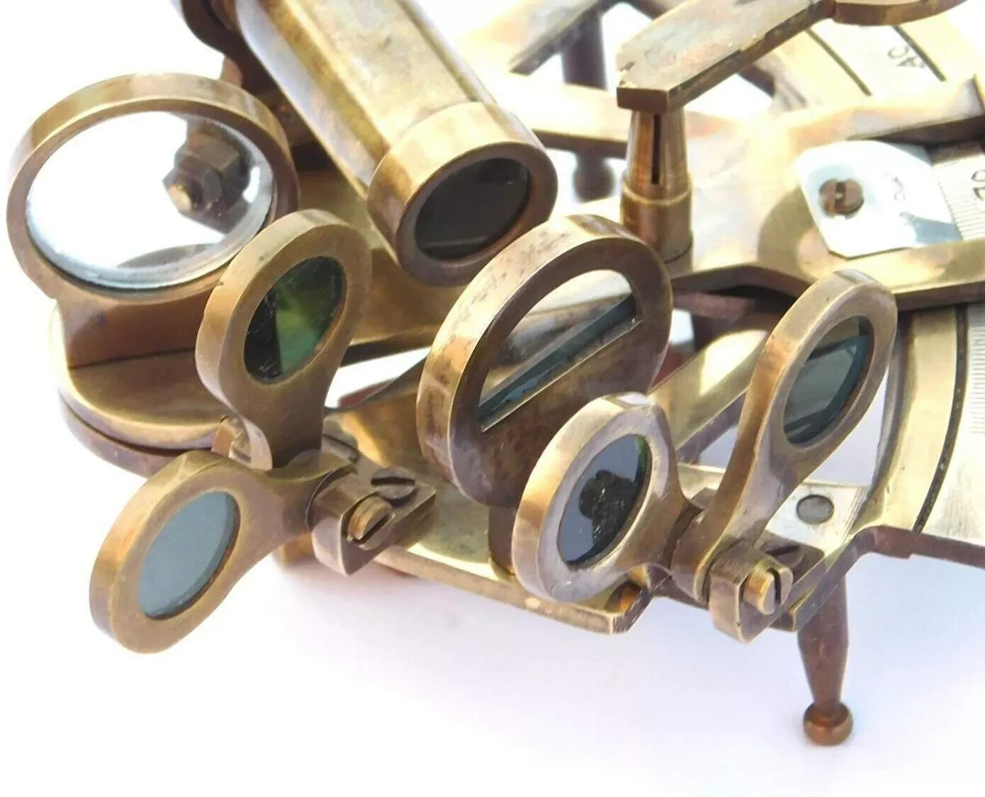 SOLID BRASS SEXTANT-NAUTICAL GIFT-ASTROLABE HANDMADE BRASS SEXTANT ...
