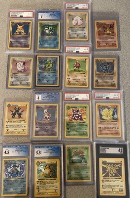 Base Set Complete All Shadowless Holos Near Mint Blastoise | eBay
