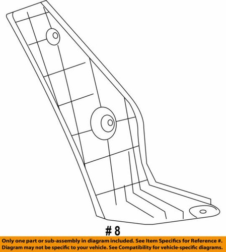 52592-52320 Toyota Seal, rear bumper side, lh 5259252320, New Genuine ...