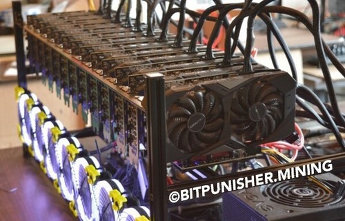 Crypto Currency Mining BTC Bitcoin / Alts GPU Rig GeForce RTX 5090 ...