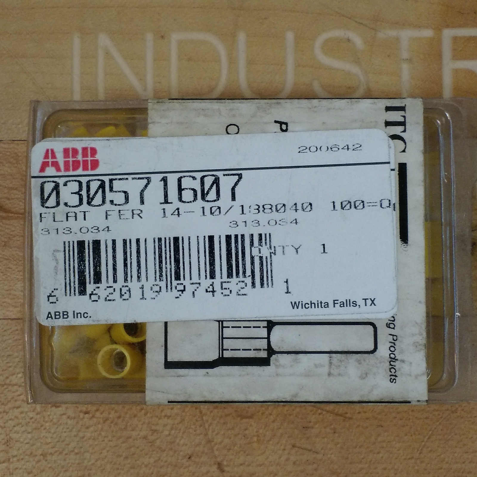 ABB 030571607 Flat Ferrules 100 Count Box - for sale online | eBay
