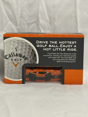 2005 MATTEL HOT WHEELS CALLAWAY GOLF ORANGE FORD MUSTANG GT & HX HOT ...