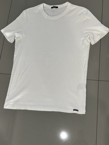 TOM FORD Short Sleeve White T-Shirt Outerwear M Made In Italy | eBay