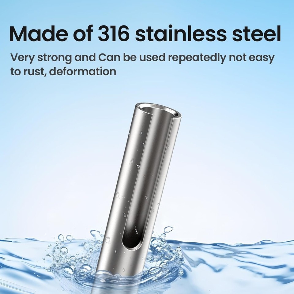 20Pack 1/8in Cable Railing Kit,Swageless Cable Railing Kit,Cable ...