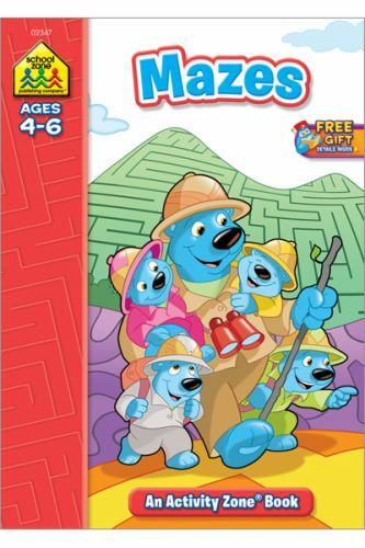 School Zone Mazes Workbook: 64 Pages, Pre- paperback, 9781589470538 ...