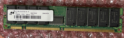 128MB EDO 168Pin DIMM 3.3V ECC UNBUFFERED MEMORY RAM 4k 50ns ...
