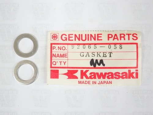 Kawasaki NOS NEW 92065-058 Check Valve Gasket (2) H1 H2 A1 A7 S1 S2 S3 ...