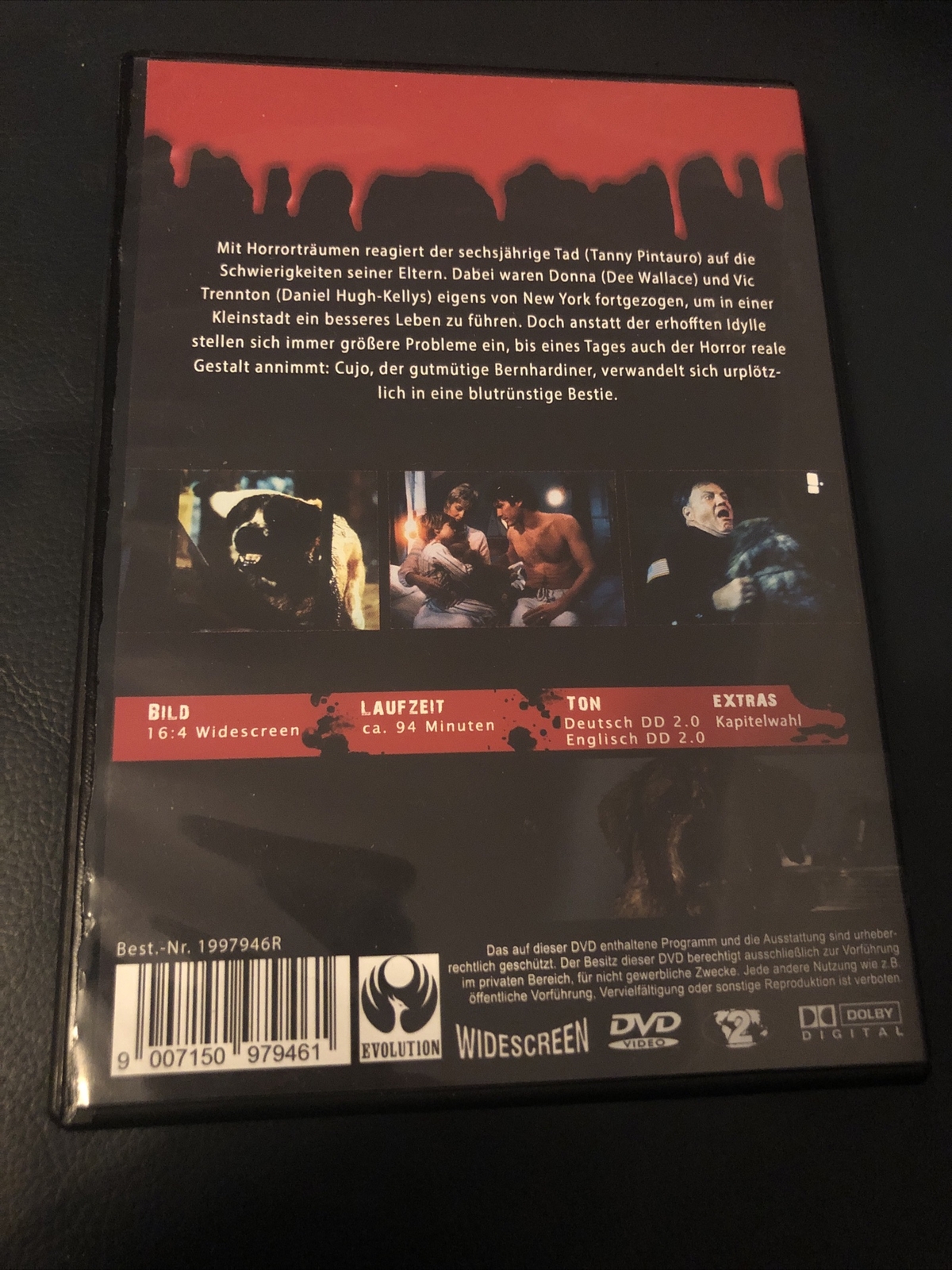 CUJO Red Edition Reloaded DVD Teague, Lewis, Stephen King UNCUT | eBay