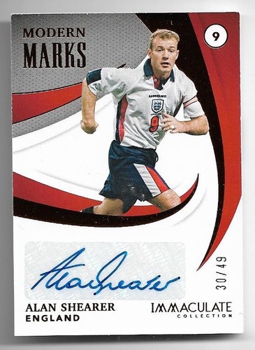 2021 Panini Immaculate Autograph Auto Card : Alan Shearer #30/49 | eBay