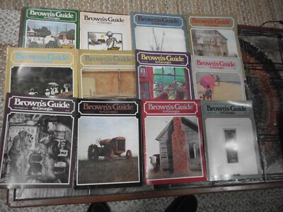 Vintage Brown's Guide to Georgia Magazines 1979 Year COMPLETE 12 ...