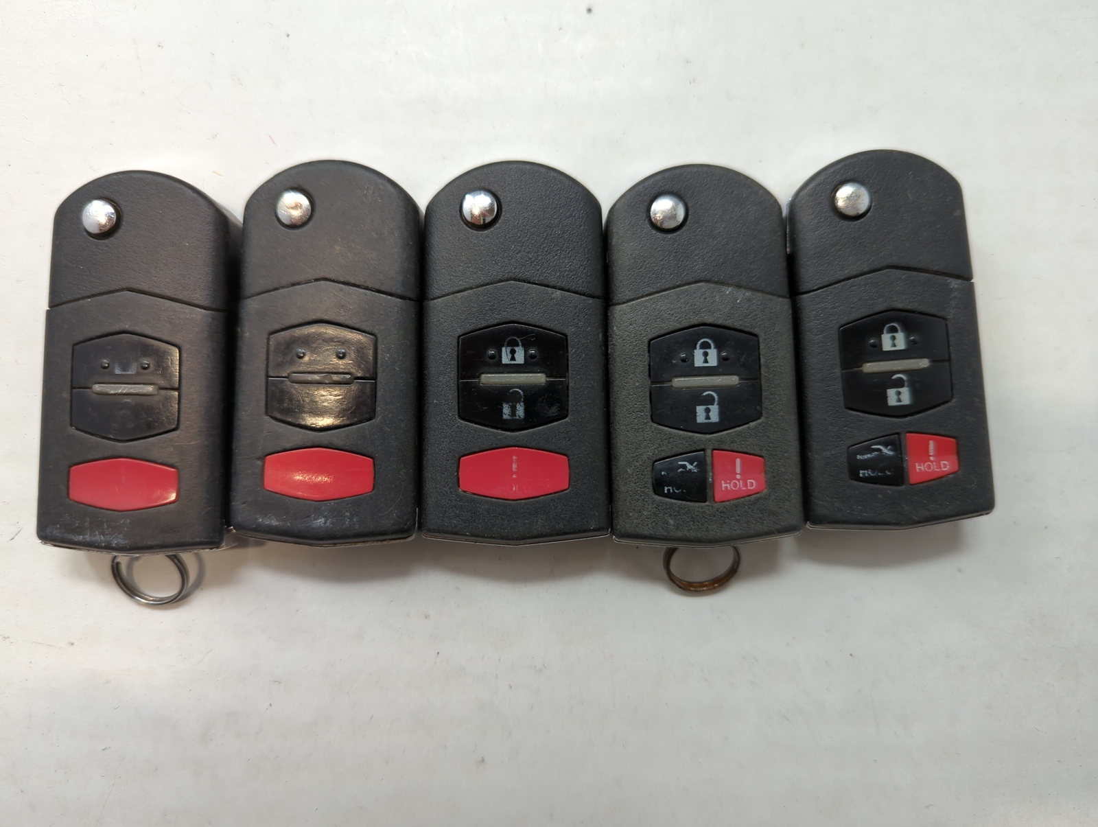 Lot of 5 Mazda Keyless Entry Remote Fob KPU41788 | BGBX1T478SKE12501 ...