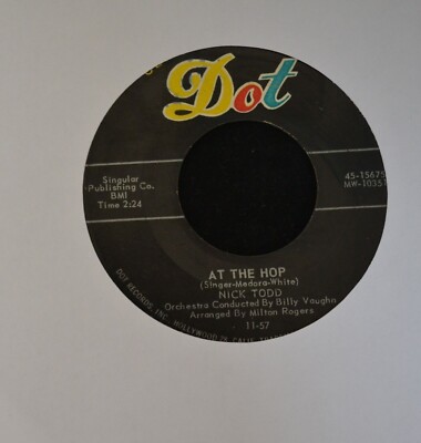 Nick Todd DOT 15675 At The Hop and I Do | eBay