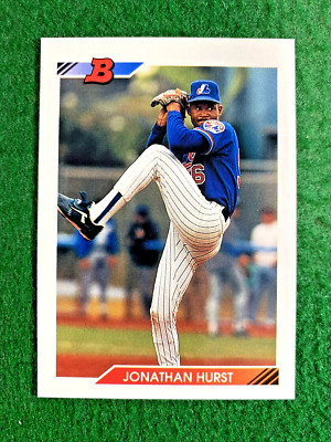 1992 Topps Bowman #388 RC Jonathan Hurst Montréal Expos MLB | eBay