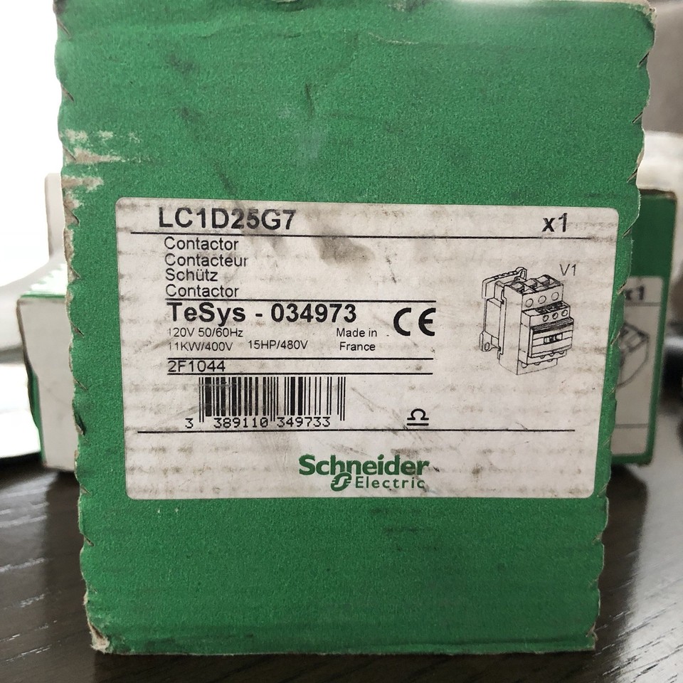 🎈NEW LC1D25G7 Non Reversing Magnetic Contactor Scheneider Electric ...