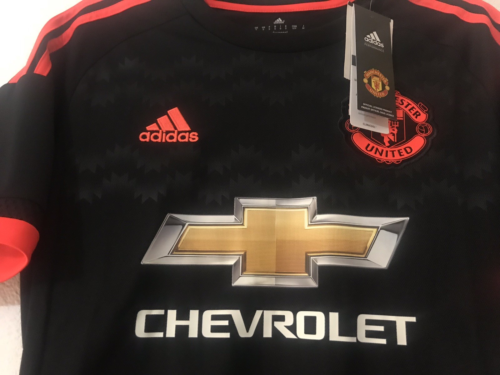 Adidas Manchester United FC MUFC Mens ClimaCool Jersey AC1445 Sz S | eBay