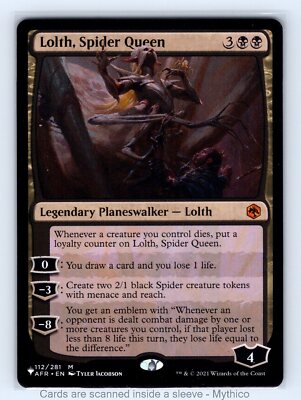 MTG Lolth, Spider Queen Adventures in the Forgotten Realms - NM | eBay