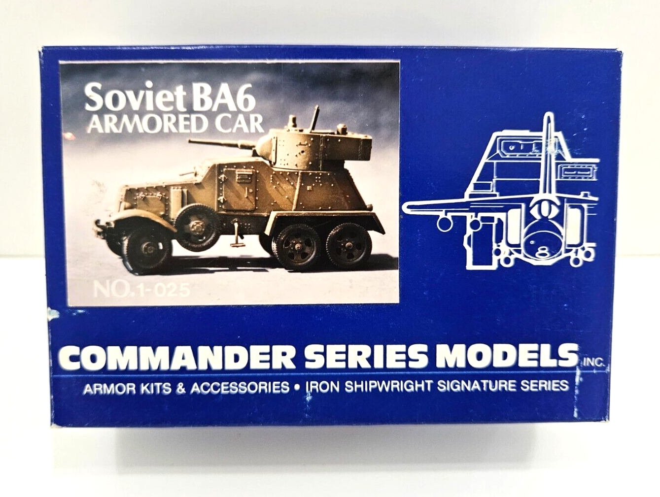 1/35 COMMANDER SERIES SOVIET BA6 ARMORED CAR #1-025 RESIN MODEL SOME ...