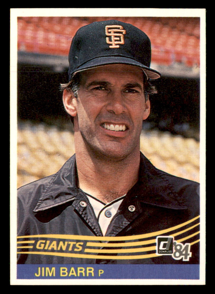 1984 Donruss #79 Jim Barr Set Break | eBay