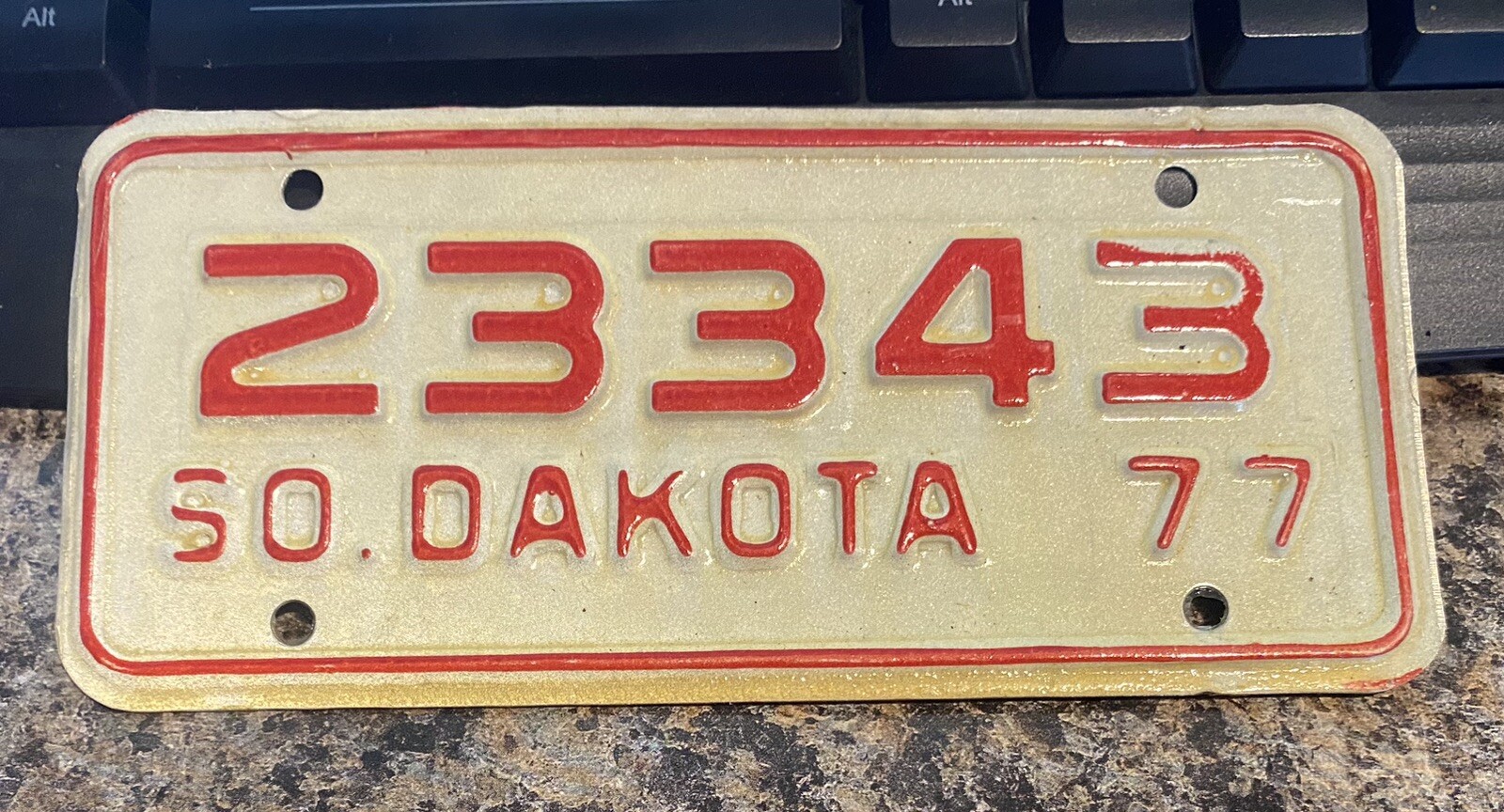 1977 South Dakota motorcycle license plate - Good Shape | eBay