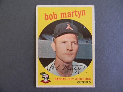 1959 Topps Baseball Card 41 Bob Martyn | eBay