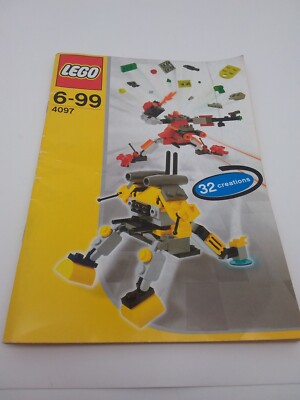 LEGO CREATOR Robots 6-99 4097 Instructions Only Make 32 Robots No ...