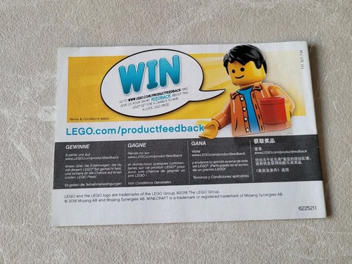 LEGO® Minecraft 21138 The Melon Farm - Instructions | eBay