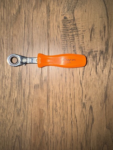Snap-On 10mm Orange Handle Metric Reversible Ratchet Wrench RBYC55 | eBay
