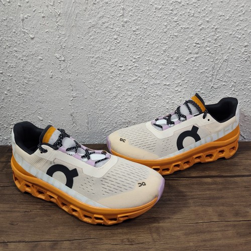 On Cloud Monster Womens 8.5 Fawn Turmeric Orange Pink Athletic Shoes | eBay