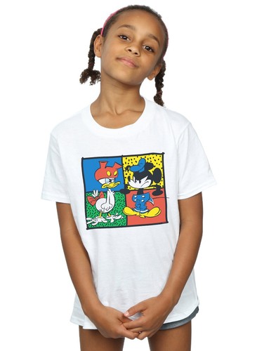 Disney Fille Mickey Mouse Donald Clothes Swap T-Shirt Blanc 5-6 Years ...