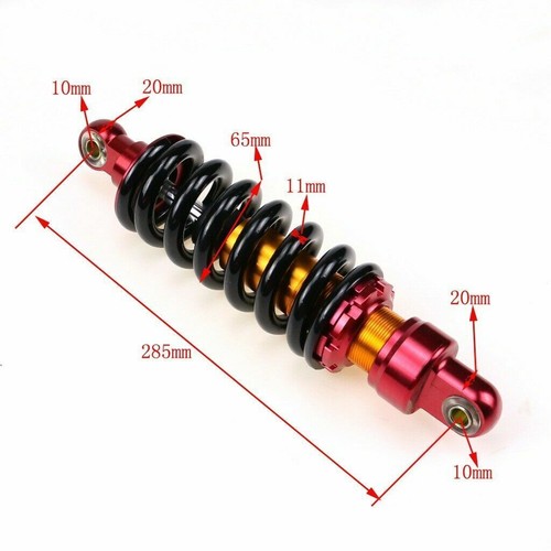 11" 285mm 980lbs Rear Shock Absorber Suspension for TTR110 KLX110 Pit ...