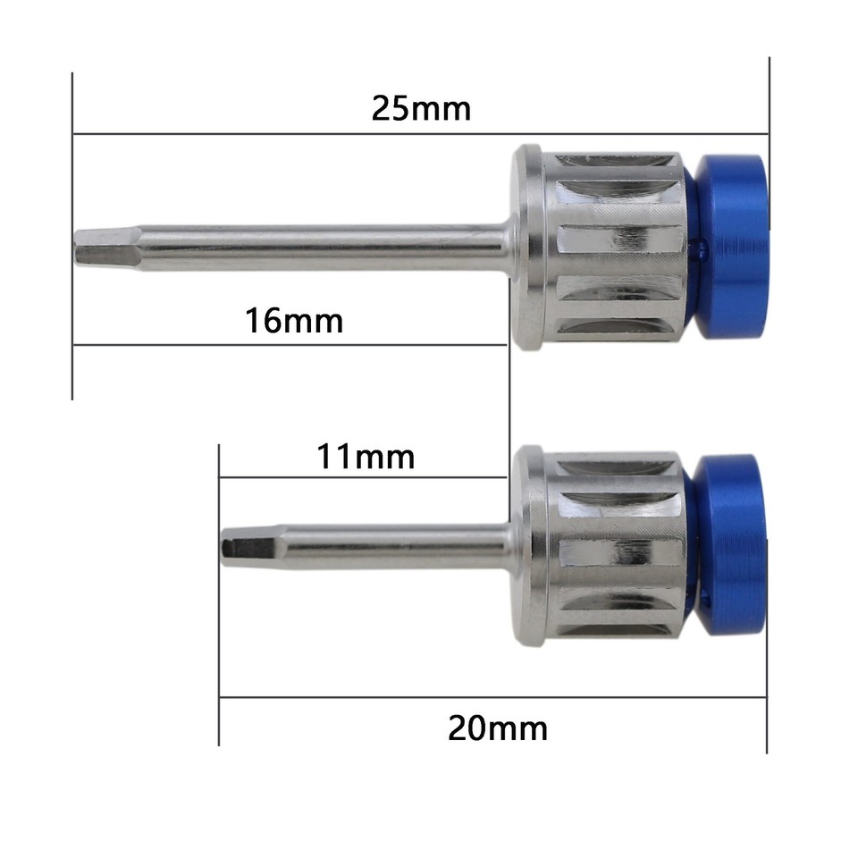 2Pcs Dental Implant Hand Drivers Hex 1.27 MIS Screwdriver Adin fit ...