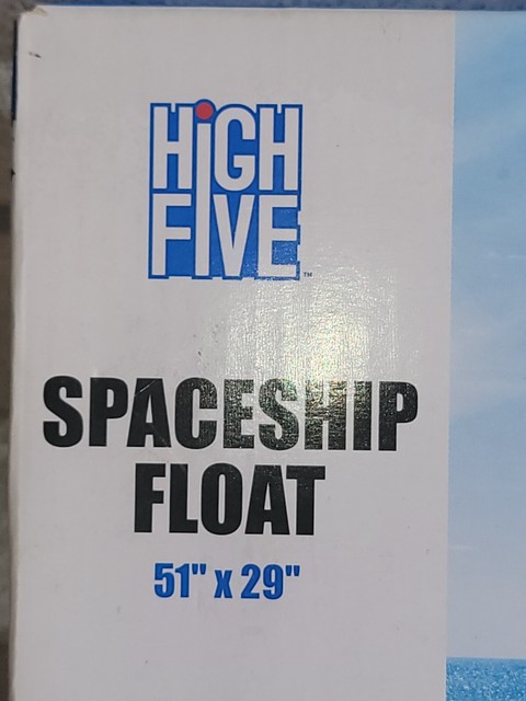 High Five Giant Inflatable Spaceship Pool Float 51" X 29" for sale ...