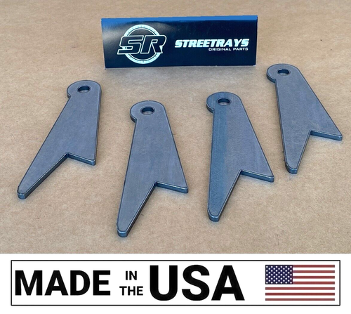 [SR] Hot Rod Shock Mounts Weld-on Tabs Tight Fit Custom Upper Shock ...