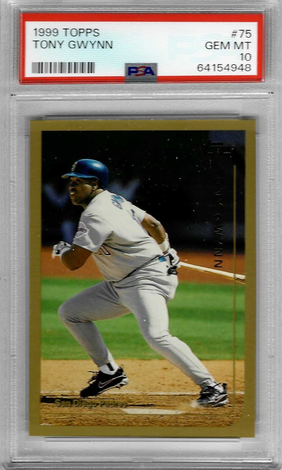 1999 Topps #75 - Tony GWYNN - PSA 10+++ HOF Padres | eBay