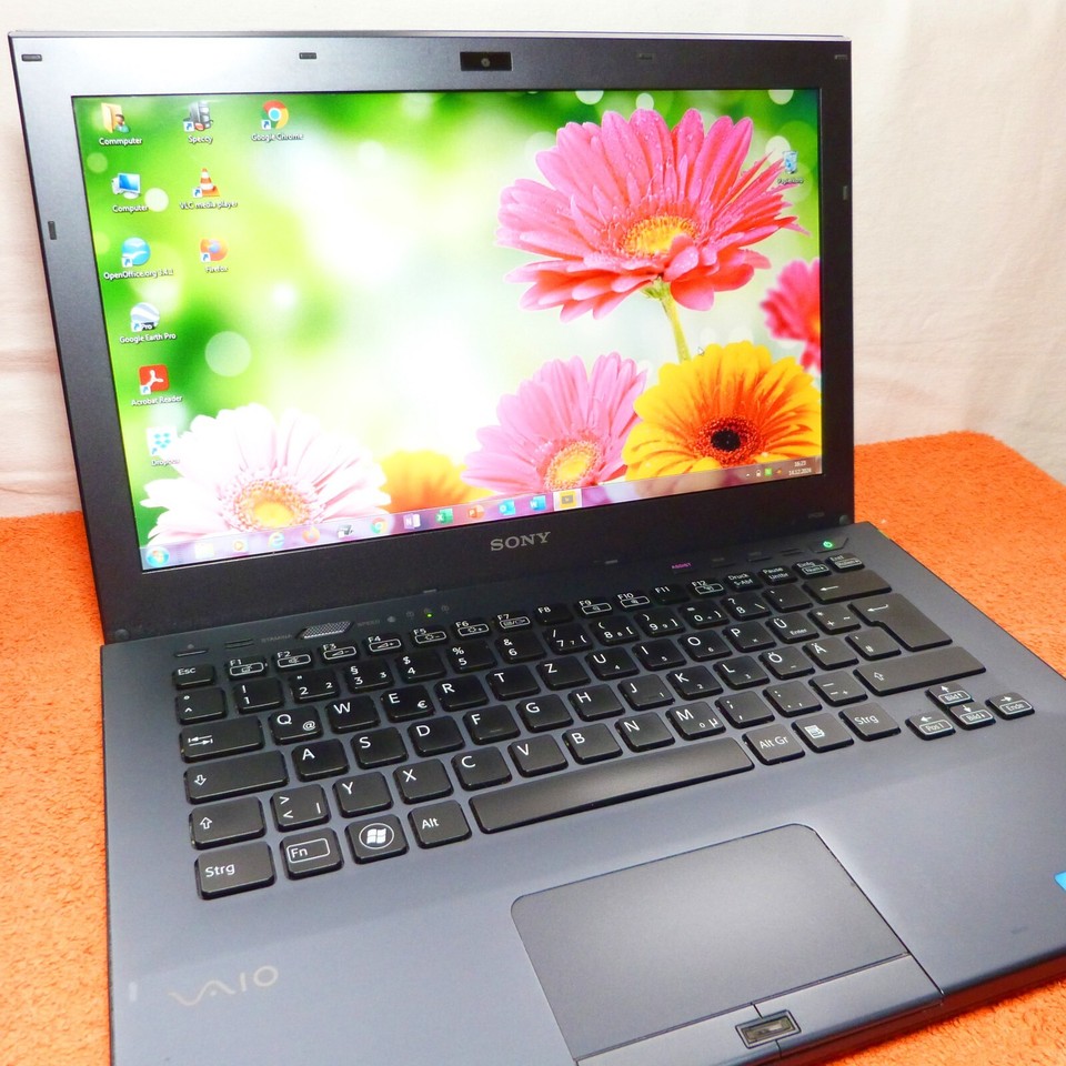 Sony Vaio SB PRO 13 Zoll METALL Netbook 256GB SSD Windows 7 Pro l 12GB ...