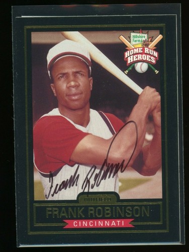 Frank Robinson Auto 1999 Hillshire Farms Autograph Card w/ COA ...
