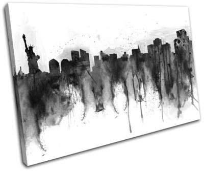New York City Industrial Grunge Urban SINGLE Leinwand Wand Kunst Bild ...