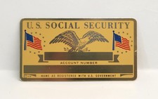 metal social security card products for sale | eBay