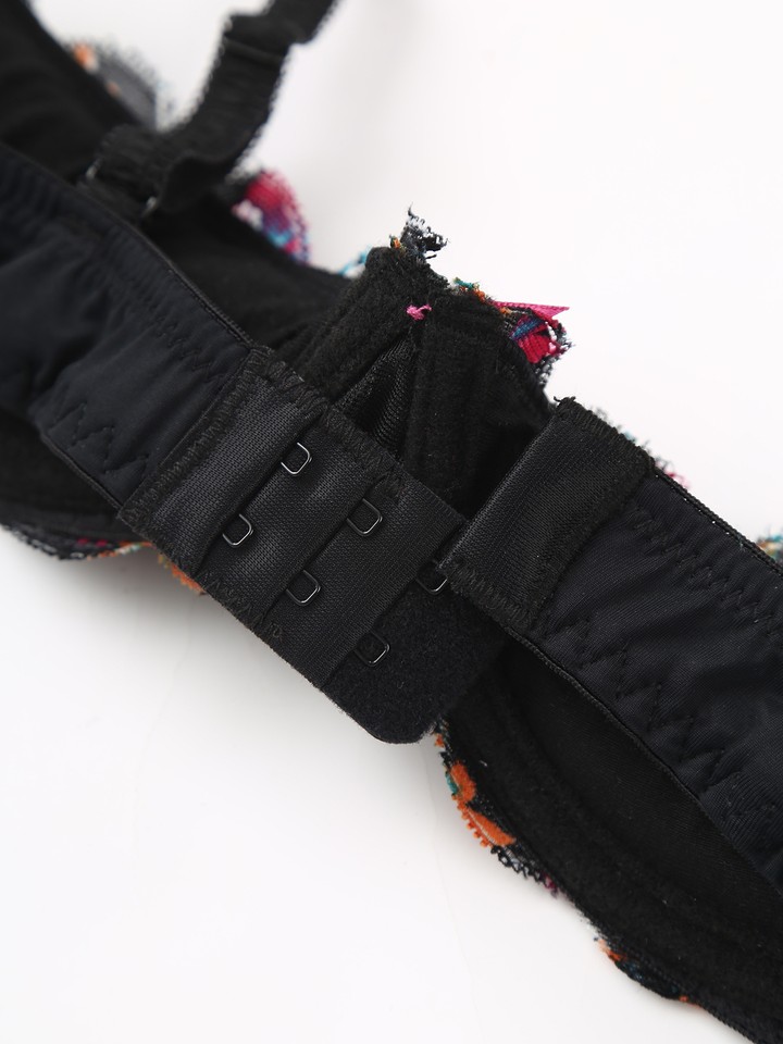 Women's Sexy 1/4 Cup Lace Bra Tops Padded Unlined Underwire Push Up ...