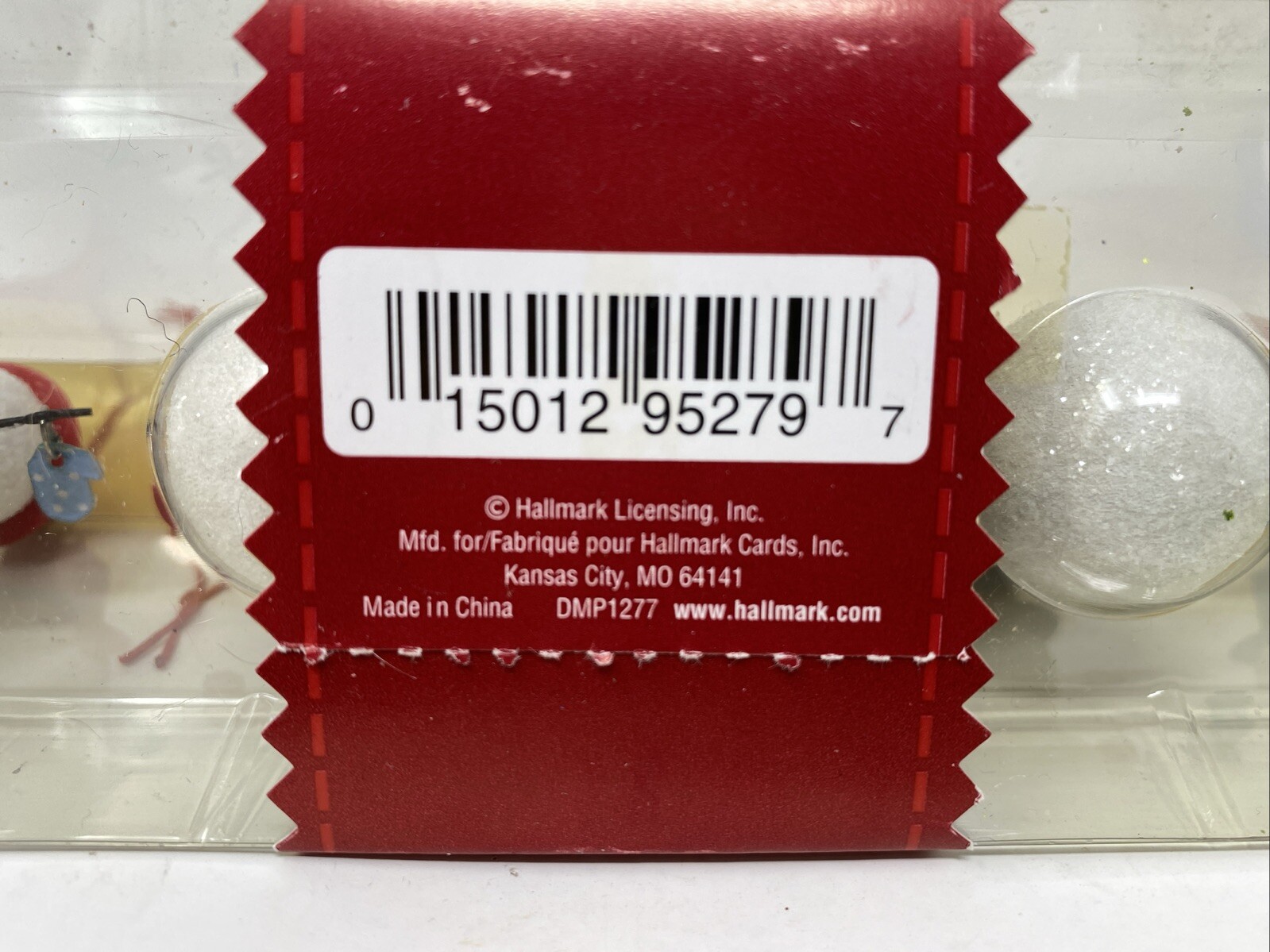 Hallmark Set of 6 Miniature Decorations Ornaments Glittery Snowmen for ...