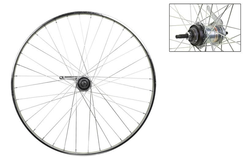 WM Wheel Rear 26x1-3/8 590x19 Stl Cp 36 Shi 3sp Cb 14gucp W/shifter and ...