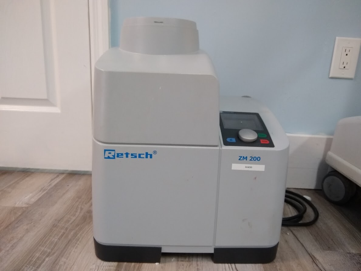 2 RETSCH ZM 200 Ultra Centrifugal High Speed 18000 RPM Rotor Mill for ...