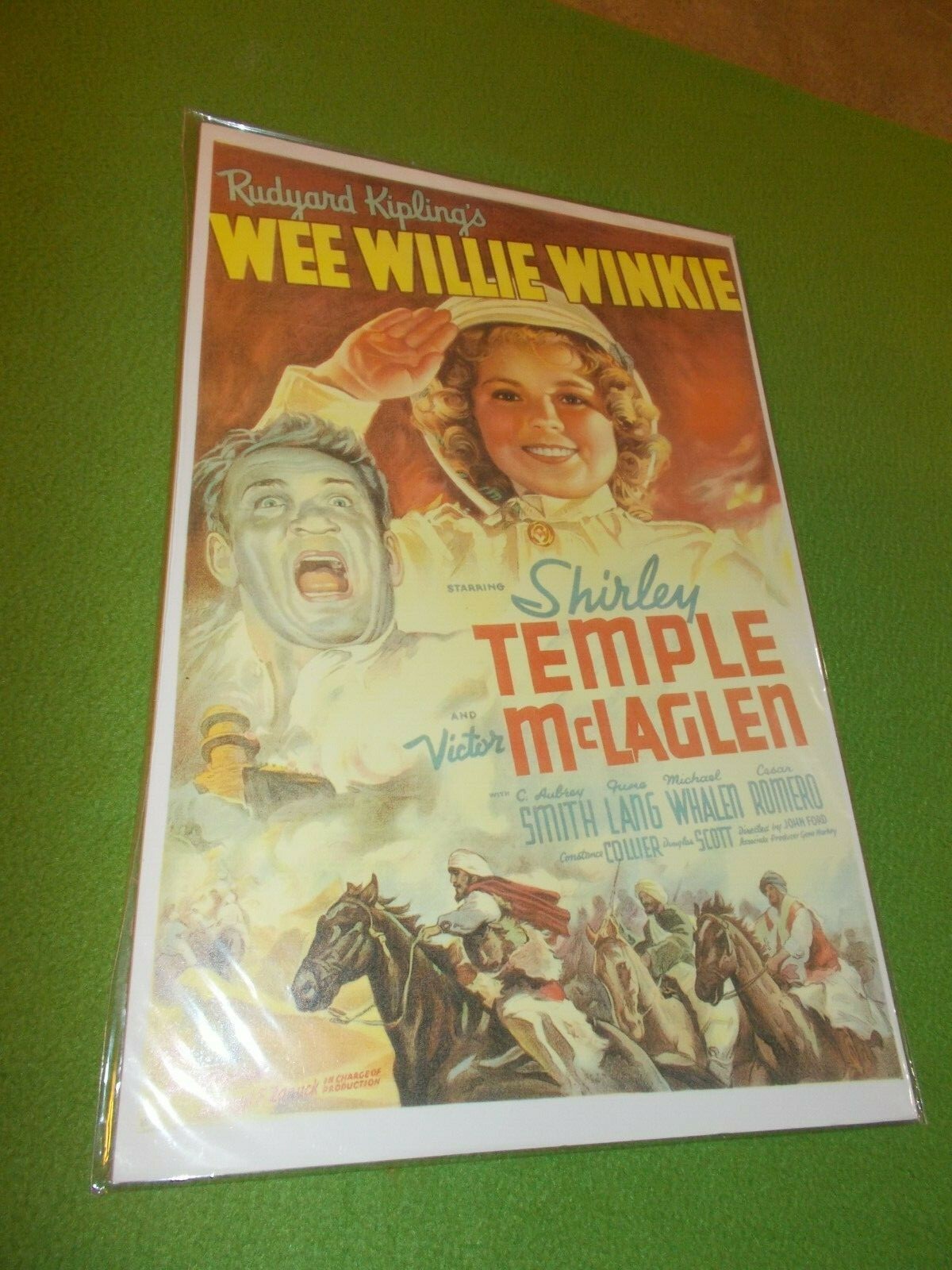 WEE WILLIE WINKLE Movie POSTER 11x17 NEW Shirley Temple VICTOR McLAGLEN ...