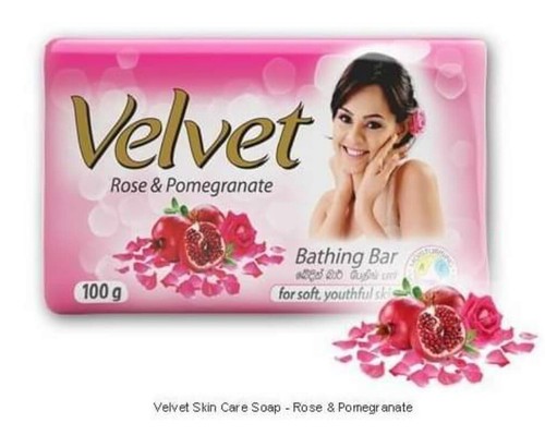 100g*4 bars velvet herbal soap Radiant Softness Skin Natural Beauty ...