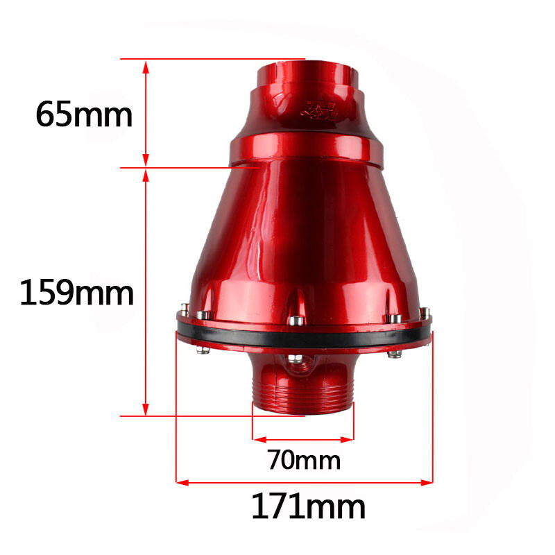 Apollo Universal Cold Air Intake Induction Kit With Air Box & Filter ...